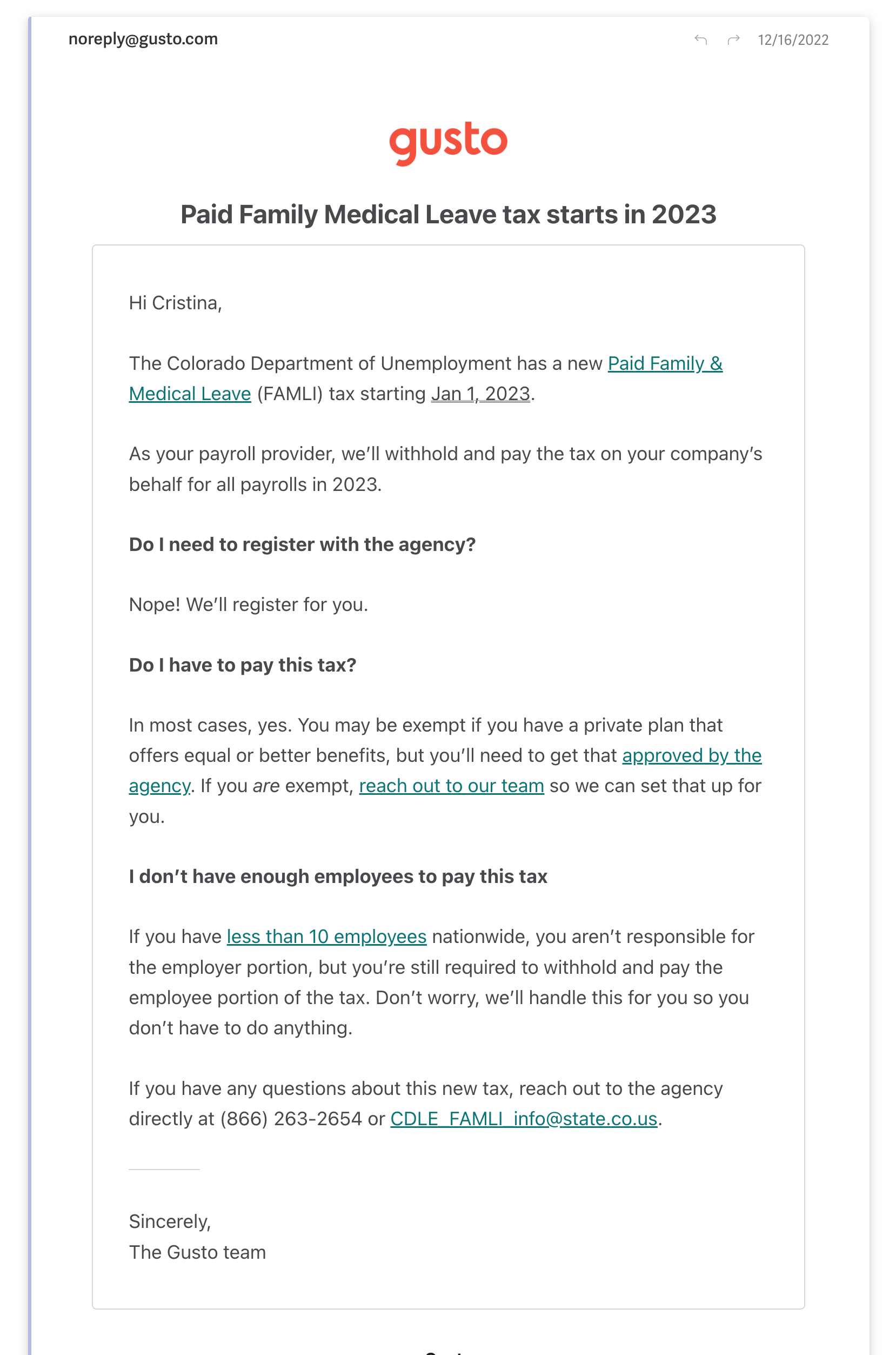 Colorado FAMLI 2023: Family Medical Leave Guide