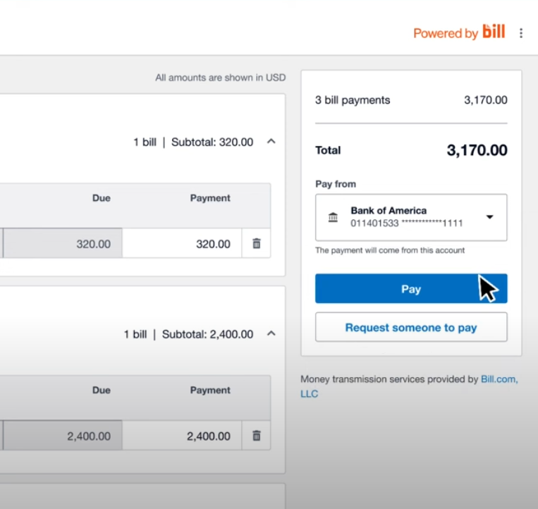 Xero’s New In-App Bill Pay Integration with BILL